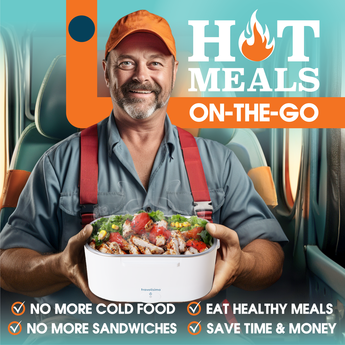 Bari Electric Lunch Box - Grey