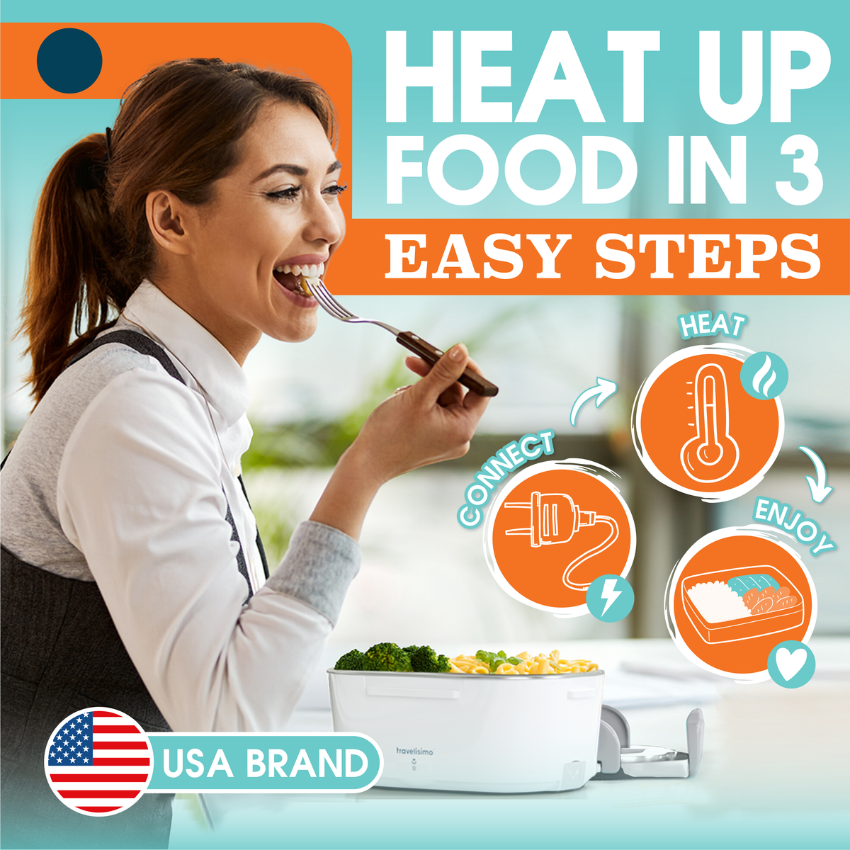 Bari Electric Lunch Box - Grey